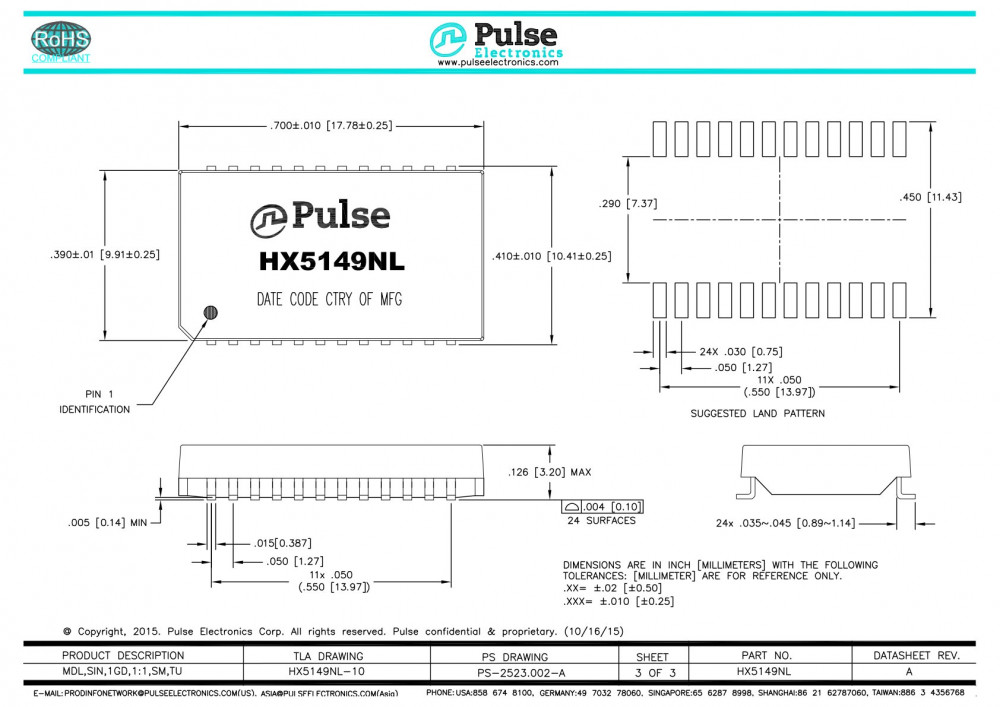 HX5149NLT datasheet page 3