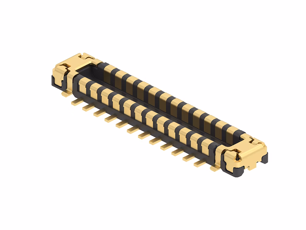 SlimStack Board-to-Board Plug, 0.35mm Pitch, ACB6+ Series, 0.60mm Mated Height, 1.90mm Mated Width, 60 Circuits, 8 Reels/Carton