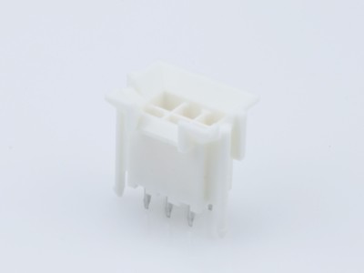 Mini-Fit Plus Header, 4.20mm Pitch, Dual Row, Vertical, Blind Mating, 24 Circuits, with Snap-in Plastic Peg PCB Lock, Nylon 6/6 UL 94V-0, Gold (Au) Plating, Halogen Free