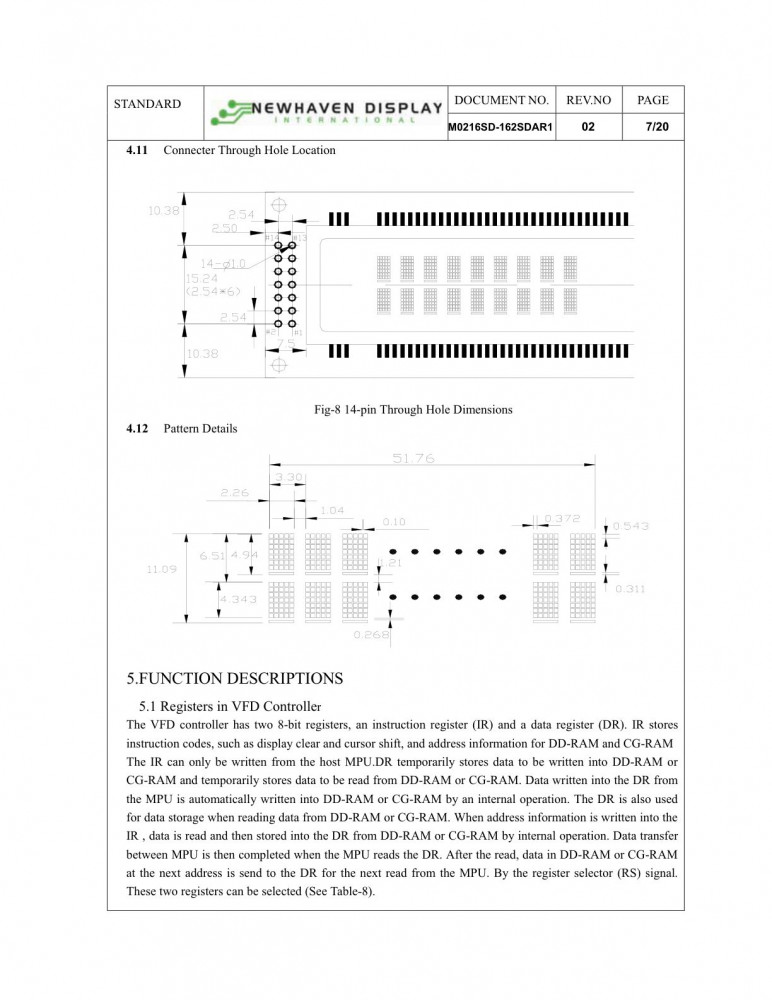 M0216SD-162SDAR1 datasheet page 7