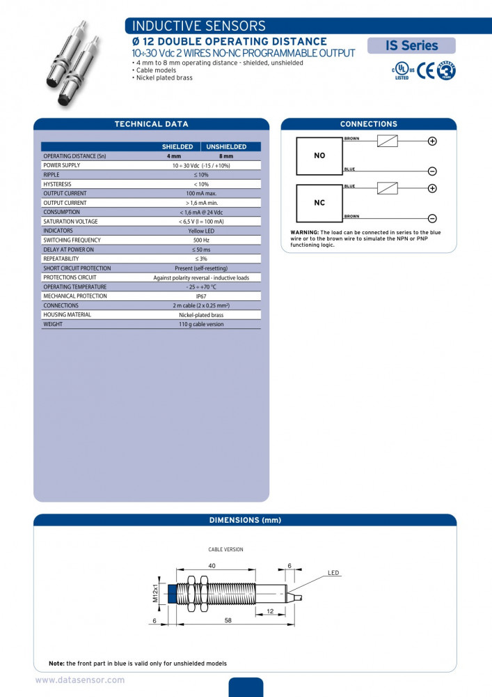 IDEC IS Series datasheet page 9