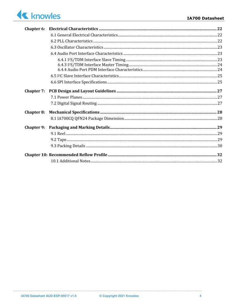 IA700 datasheet page 4