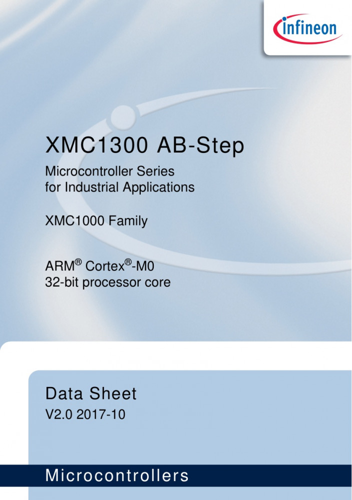 XMC1300 datasheet page 1