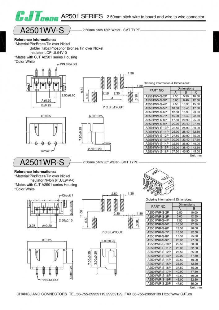 CJT A2501 series datasheet page 6