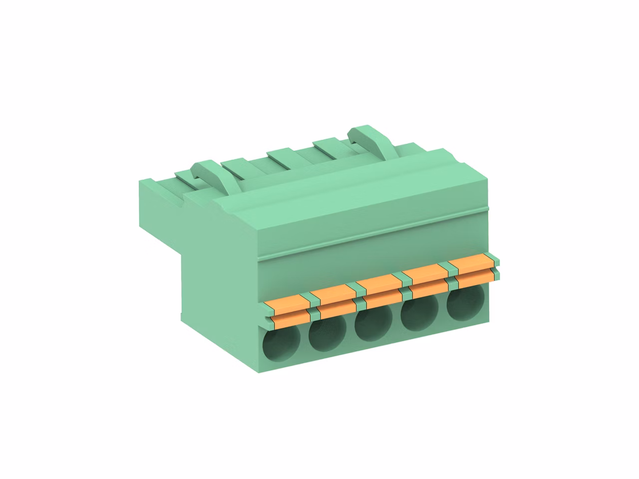 5.08mm Pitch Eurostyle Horizontal Plug, Spring-Type, In-Line, 5 Circuits for sale