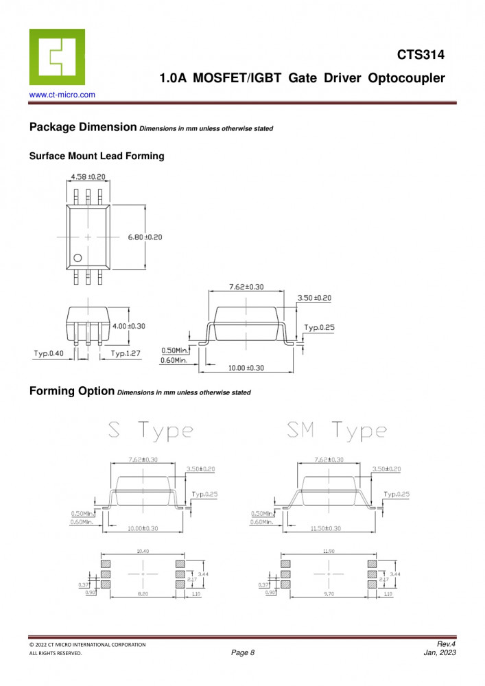 CTS314 datasheet page 8