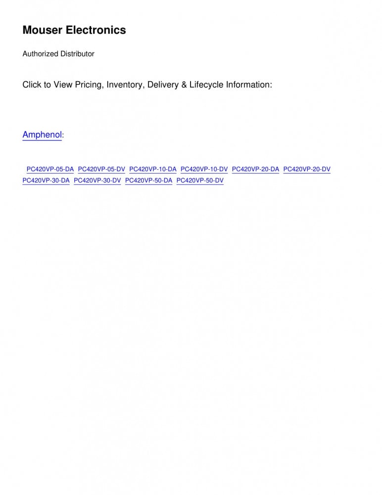 PC420V-D dual output series documentation page 3