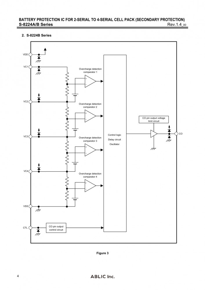 S-8224A/B datasheet page 4