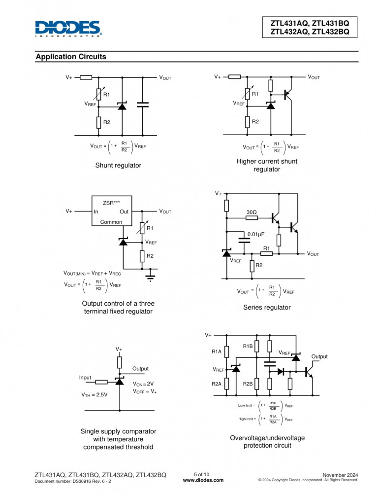 ZTL431BQFTA datasheet page 5
