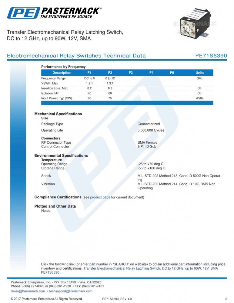 PE71S6390 datasheet page 2