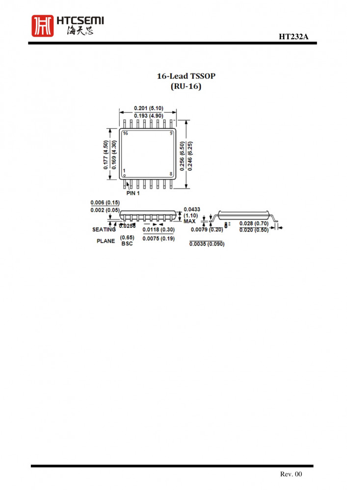HT232ARZ datasheet page 8