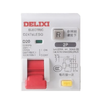 Delixi Electric DZ47SLEN2D40 Miniature Residual Current Circuit Breaker