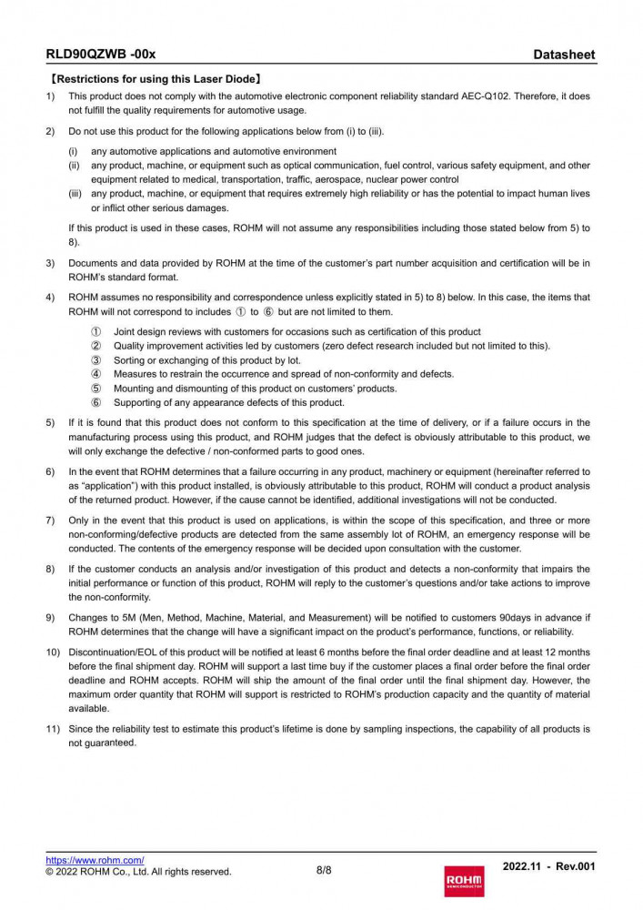 RLD90QZWB-00A technical document page 8