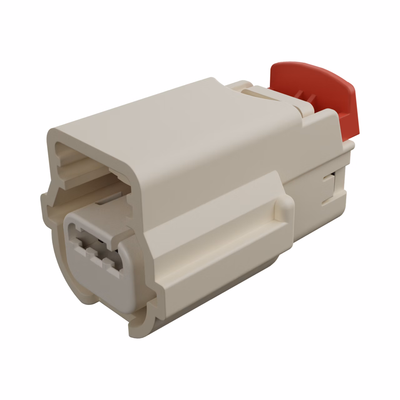 2.54mm MX64 Sealed Single Row Crimp Housing, MX64 Terminal, Natural, 3 Circuits, Key C, with CPA Lock for sale