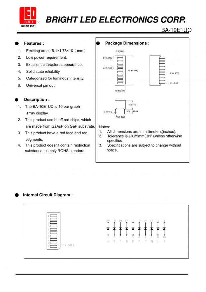 BA-10E1UO datasheet page 1