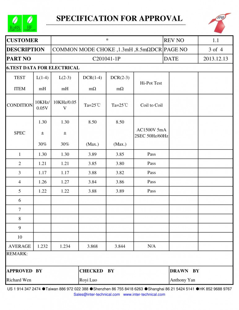 C201041-1P technical document, page 3