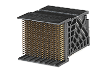 Impact 100 Ohm 6 Pair RAM Right-Angle Header, Unguided, Open Endwall, 16  Columns, 288 Circuits, Pin Length 4.90mm, Plated Through Hole Dimension  0.39mm, Lead-Free