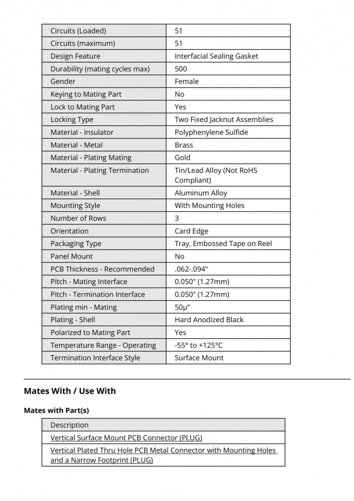 Technical document page 2 for MK-3G4-051-275-320S-900
