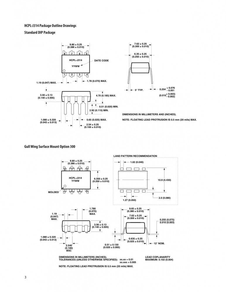 HCPL-J314 datasheet page 3