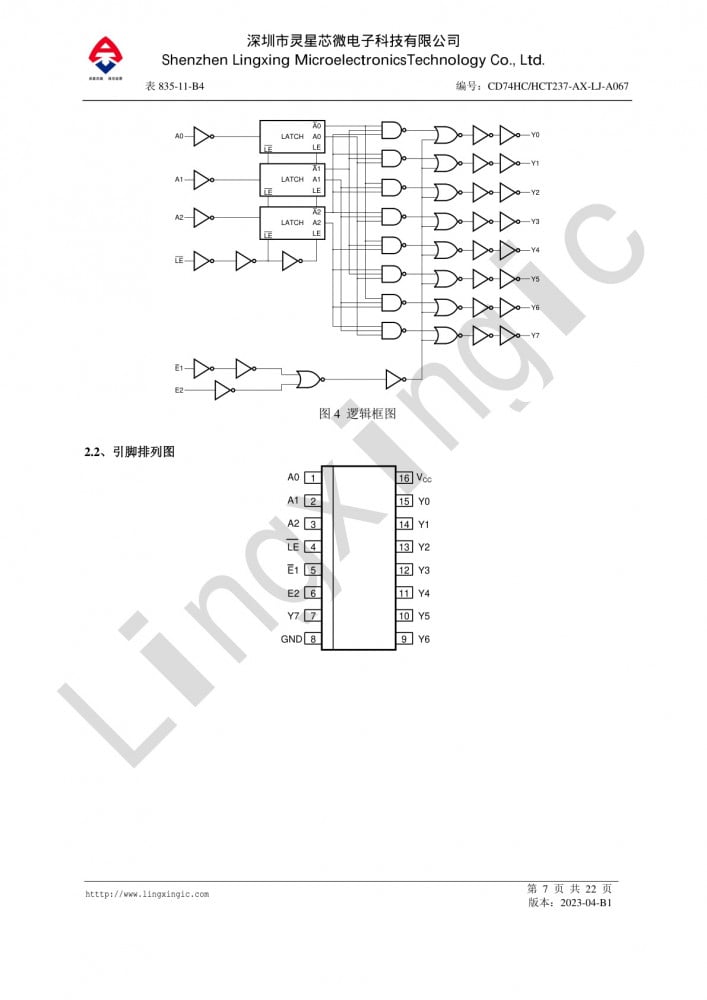 CD74HC237 datasheet page 7