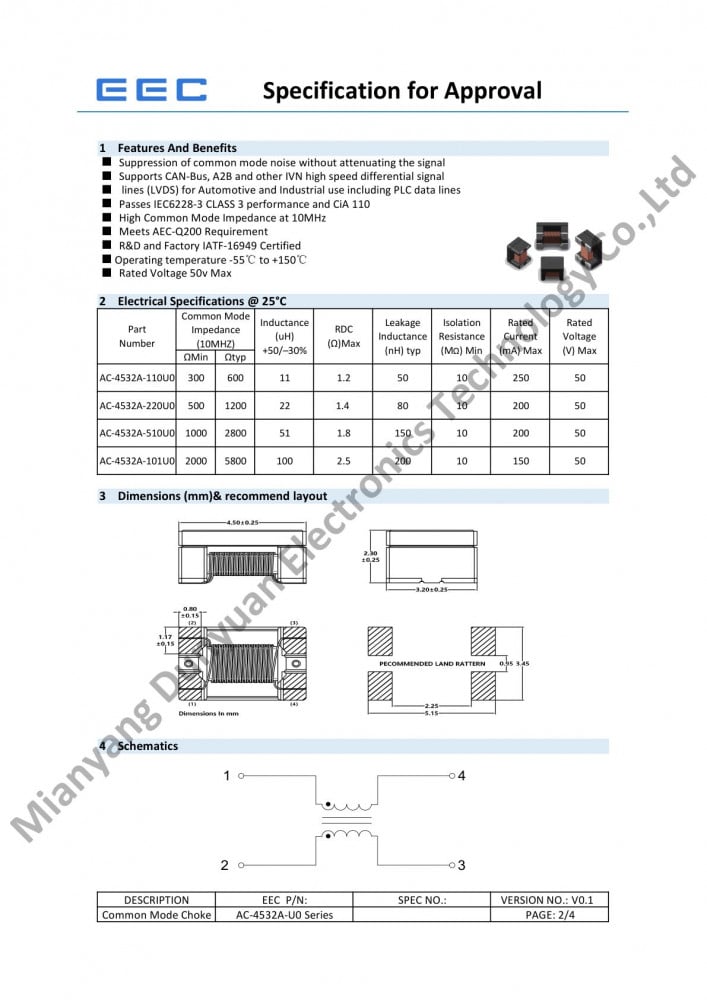 AC-4532A-U0 specification page 3