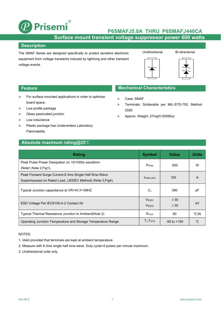 Technical document page 1
