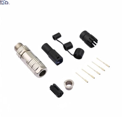 Toponelec C12A-MSD-4C-SH Circular Connector Assembly