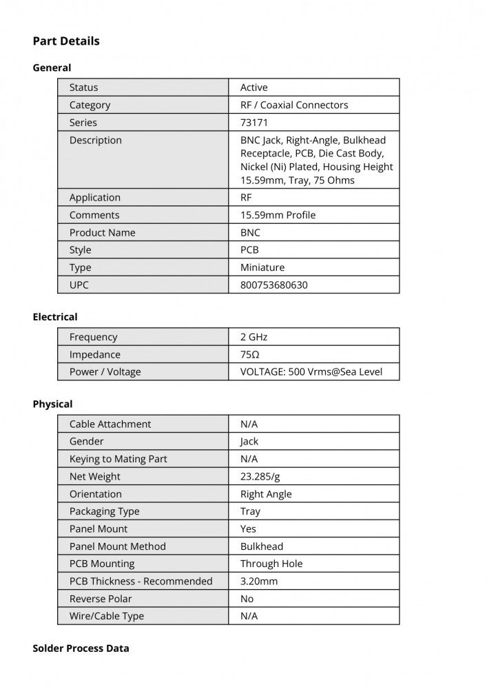 MOLEX 731010043 technical document image 2