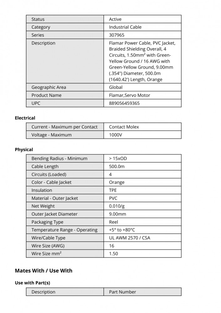 Product document page 2