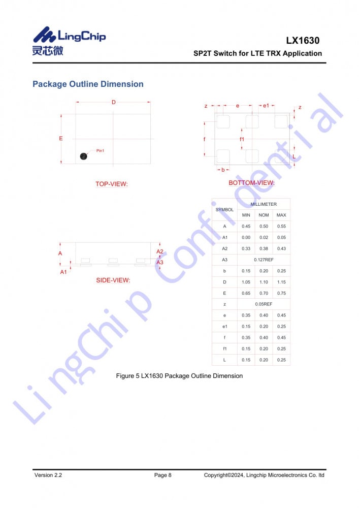 LX1630 technical document page 8