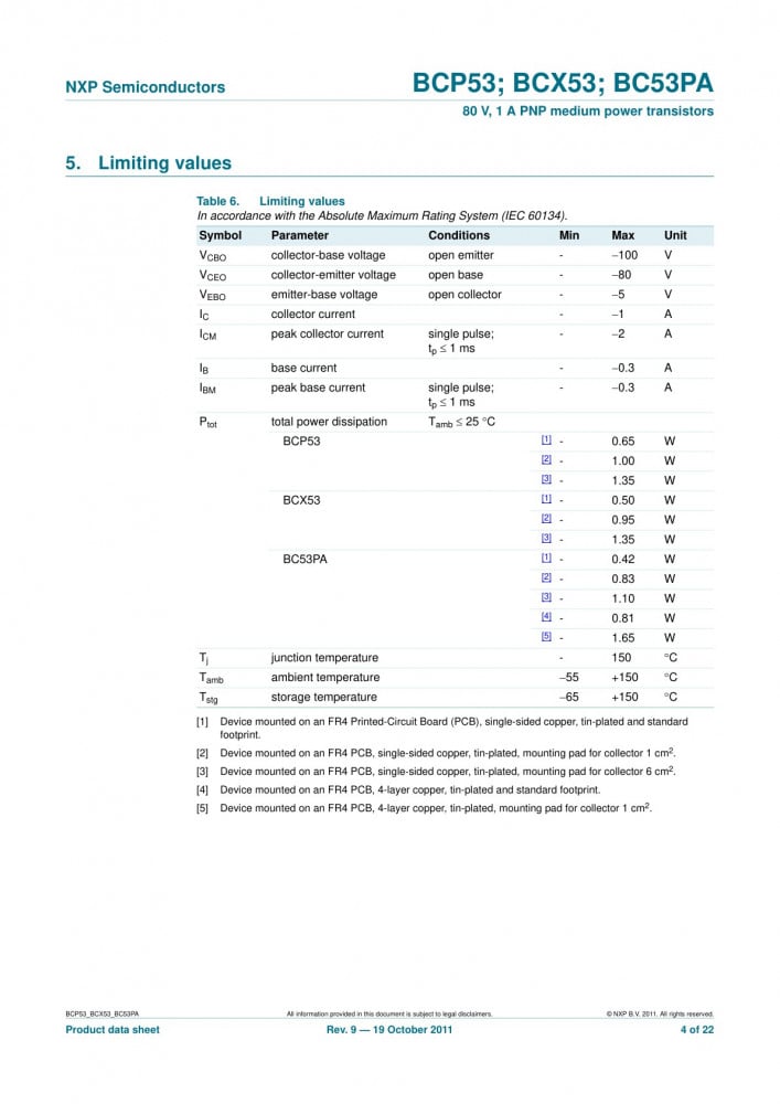 BCP53-16,115 datasheet page 4