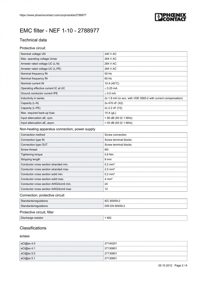 Phoenix Contact 2788977 product datasheet page 2