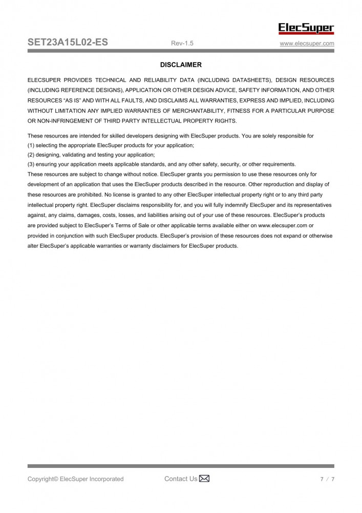 SET23A15L02-ES datasheet page 7