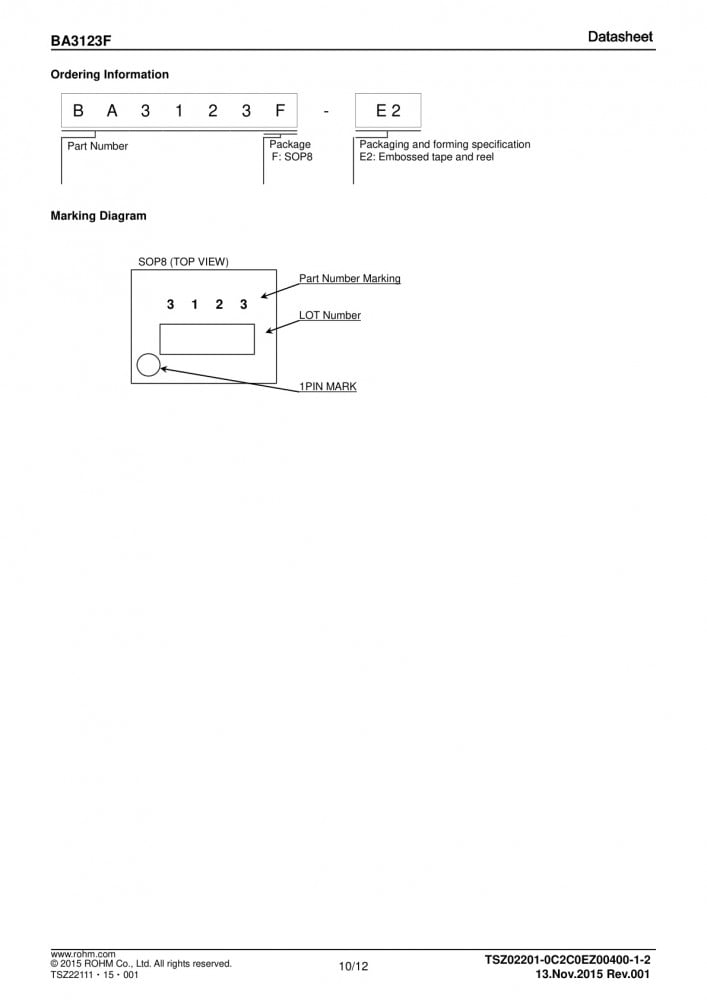 BA3123F-E2 datasheet page 10