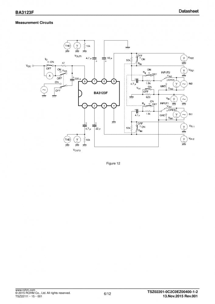 BA3123F-E2 datasheet page 6