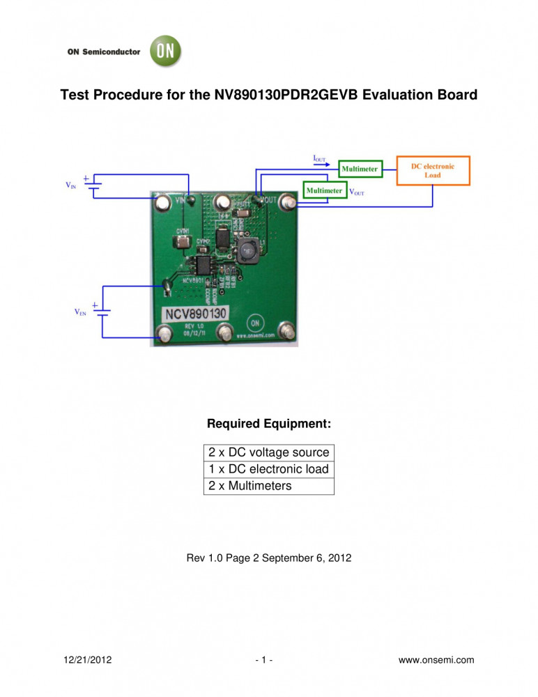 NV890130PDR2GEVB technical document page 1