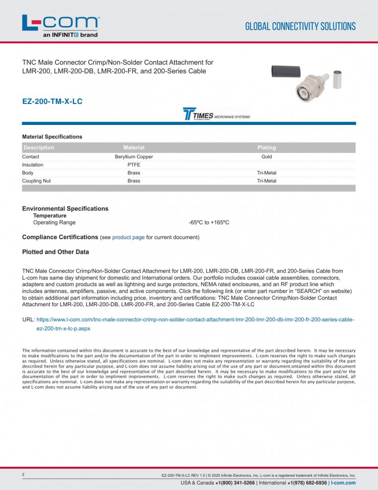 EZ-200-TM-X-LC datasheet page 2