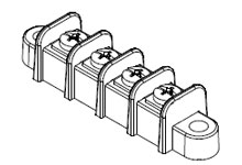 9.53mm Pitch Beau PCB Terminal Strip, Screw Terminal, 16 Circuits