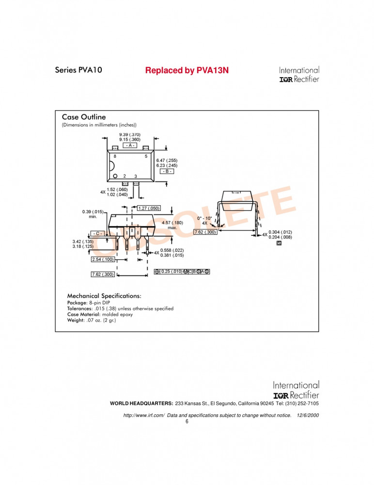 PVA1052 technical document page 6