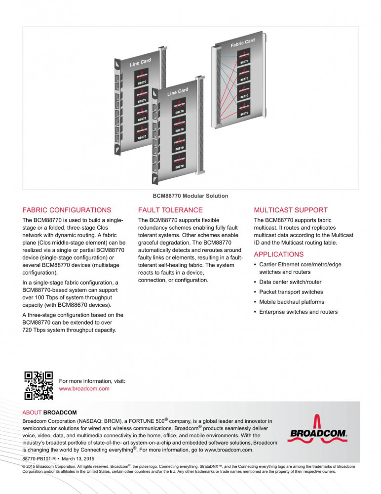 BCM88770 technical document page 2