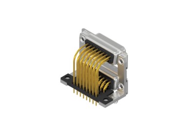 D-SUB Dual Port • Dual port 15-pos. /15-pos. • Dual port socket upper / Plug bottom • Solder pin angled .750