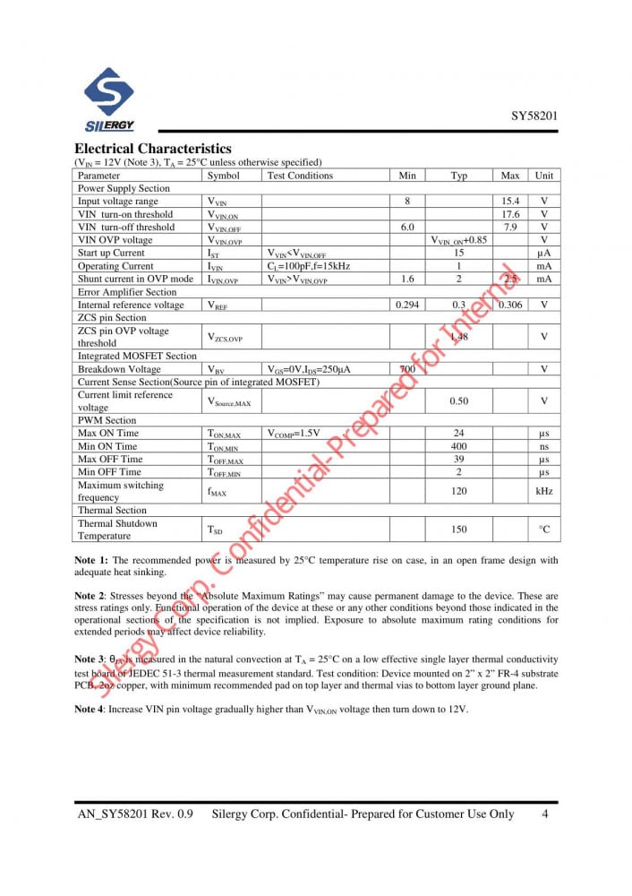SY58201FAC datasheet page 4