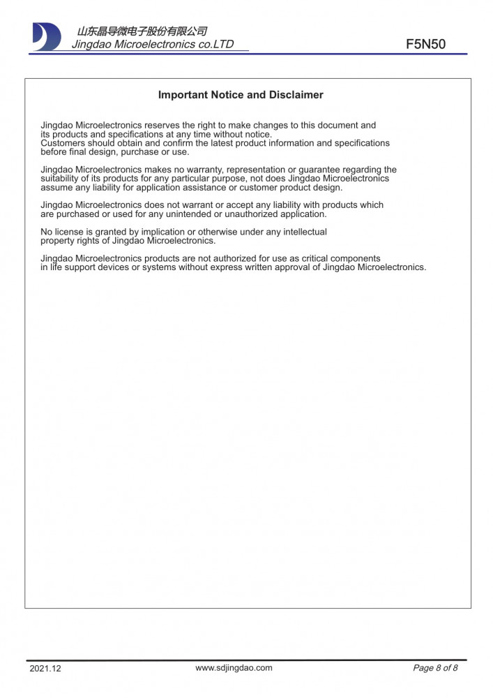 F5N50 datasheet page 8