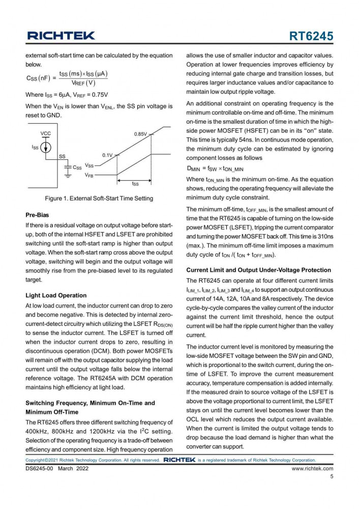 RT6245 datasheet page 5