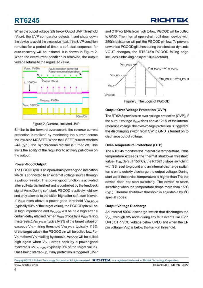 RT6245 datasheet page 6
