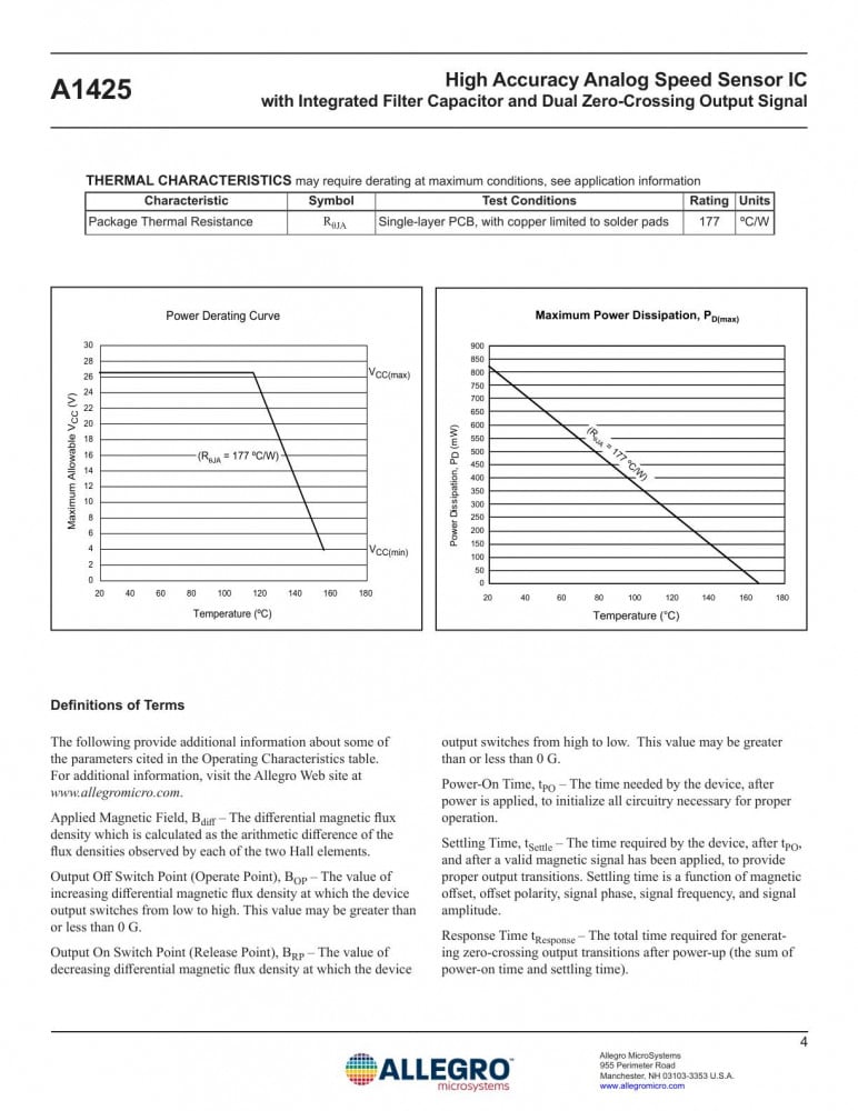 A1425LK-T datasheet page 4