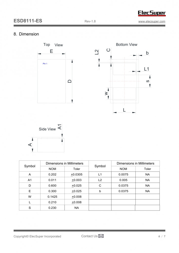 ESD8111-ES datasheet page 6