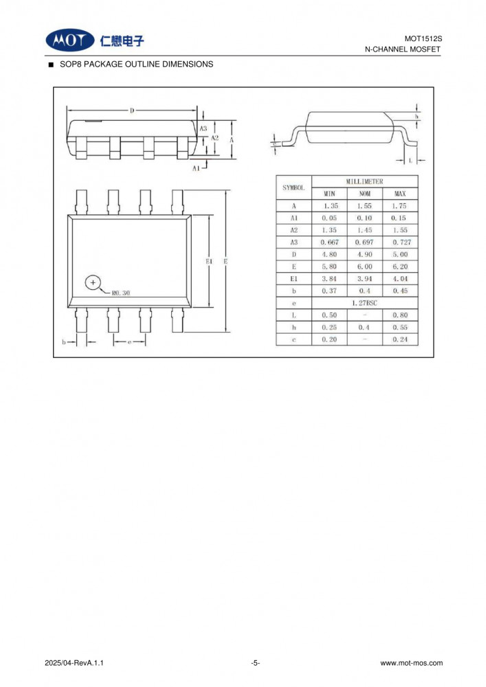 MOT1512S datasheet page 5