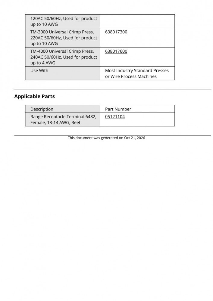 Tooling document preview, page 3