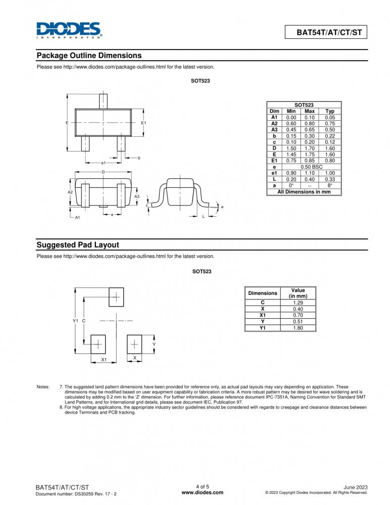 BAT54ST-7-F datasheet page 4